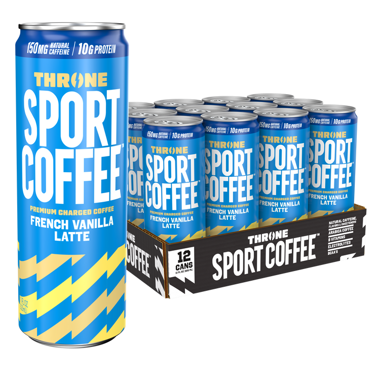 Throne Sport Coffee | Cold Brew & Latte | 150mg Natural Caffeine ...